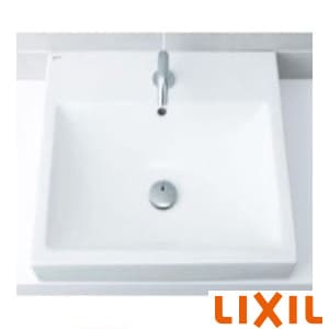 LIXIL(リクシル) L-536ANC BW1 角形洗面器 通販(卸価格)|パブリック向け 洗面ボウル･手洗器ならプロストア ダイレクト