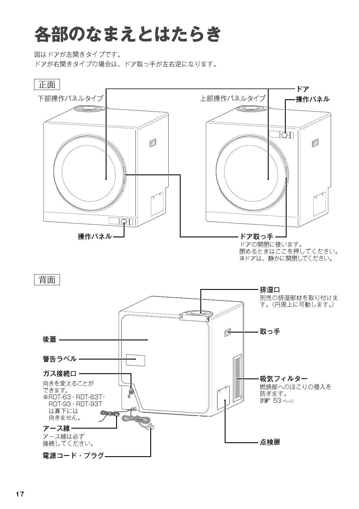 リンナイ RDT-63取扱説明書 商品図面 施工説明書 | 通販 プロストア ダイレクト