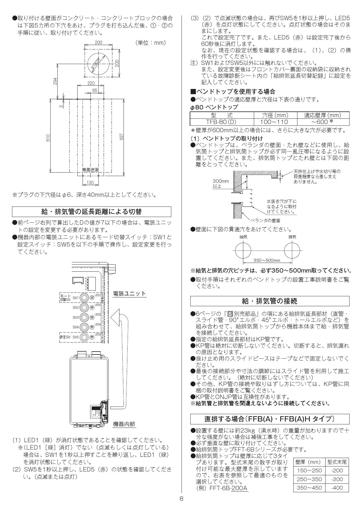 リンナイ RUX-E2400FFU(A)取扱説明書 商品図面 施工説明書 器具仕様書 | 通販 プロストア ダイレクト