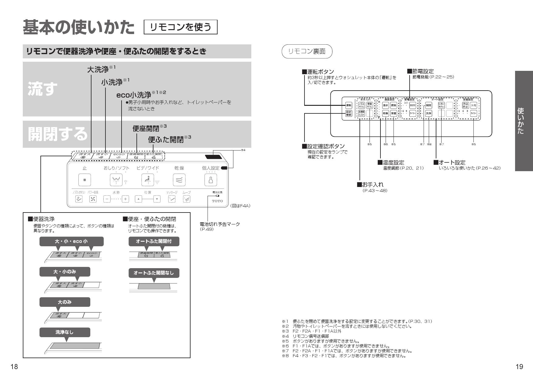 TOTO TCF4734AM取扱説明書 商品図面 施工説明書 | 通販 プロストア ダイレクト