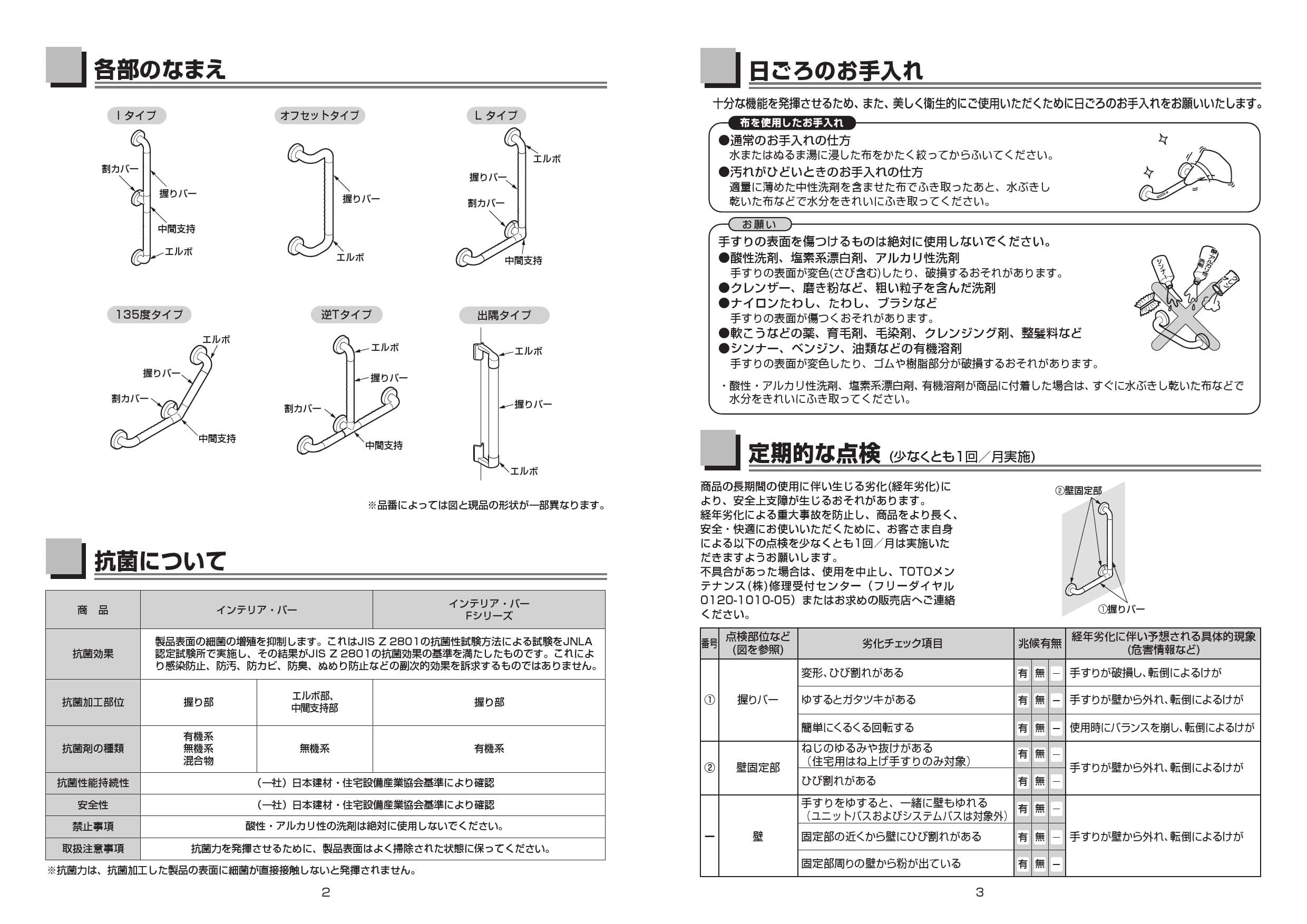 TOTO TS136GU6取扱説明書 商品図面 施工説明書 分解図 | 通販 プロストア ダイレクト